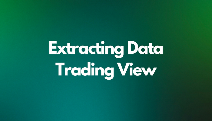 Extracting Data From Trading View By Eurico Paes Python In Plain